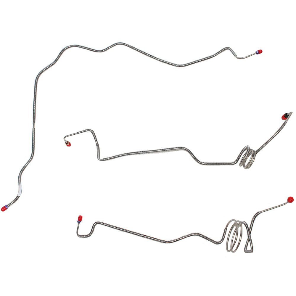 Front Brake Line Kit For 90-97 Ford F-250/F-350 without Load Leveling ...