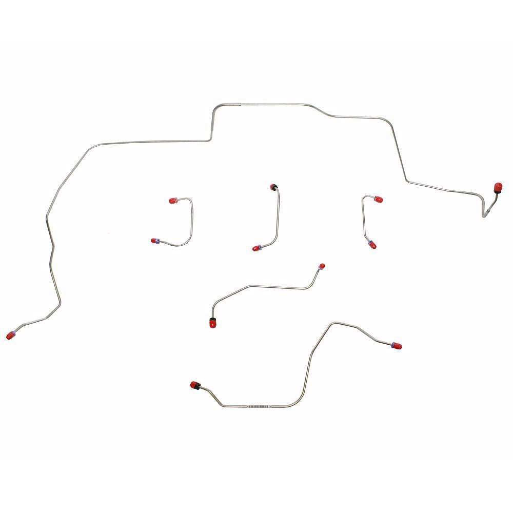 Front Brake Line Kit For 67-70 Ford Mustang Power Disc Brake Conversion ...